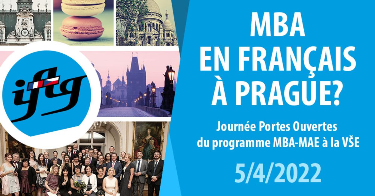 VŠE otevírá přihlášky do 32. ročníku francouzsko-českého programu MBA ...